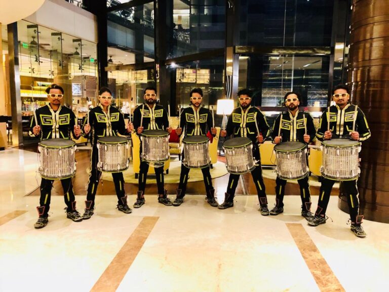 LED Drummers Show - High-Energy Light & Rhythm | Skeleton Dance Crew