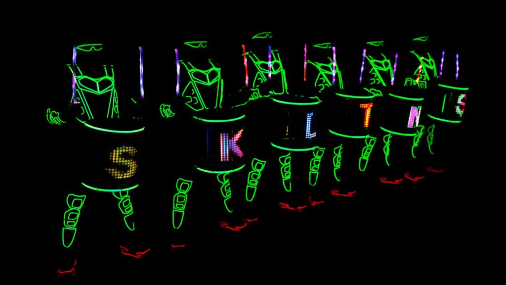 LED Drummers Performance: Electrifying Beats with Light Show