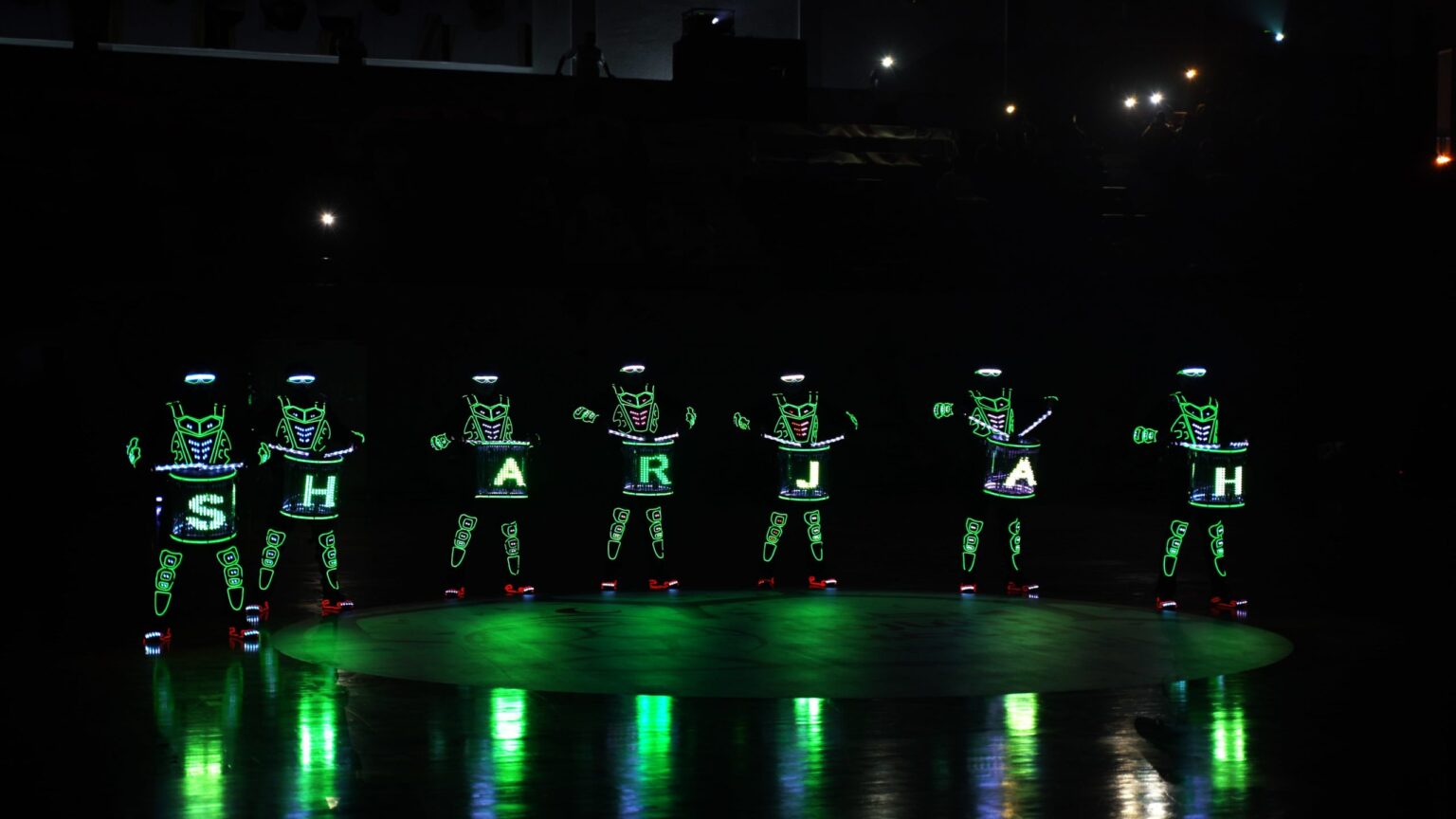 LED Drummers Show - High-Energy Light & Rhythm | Skeleton Dance Crew