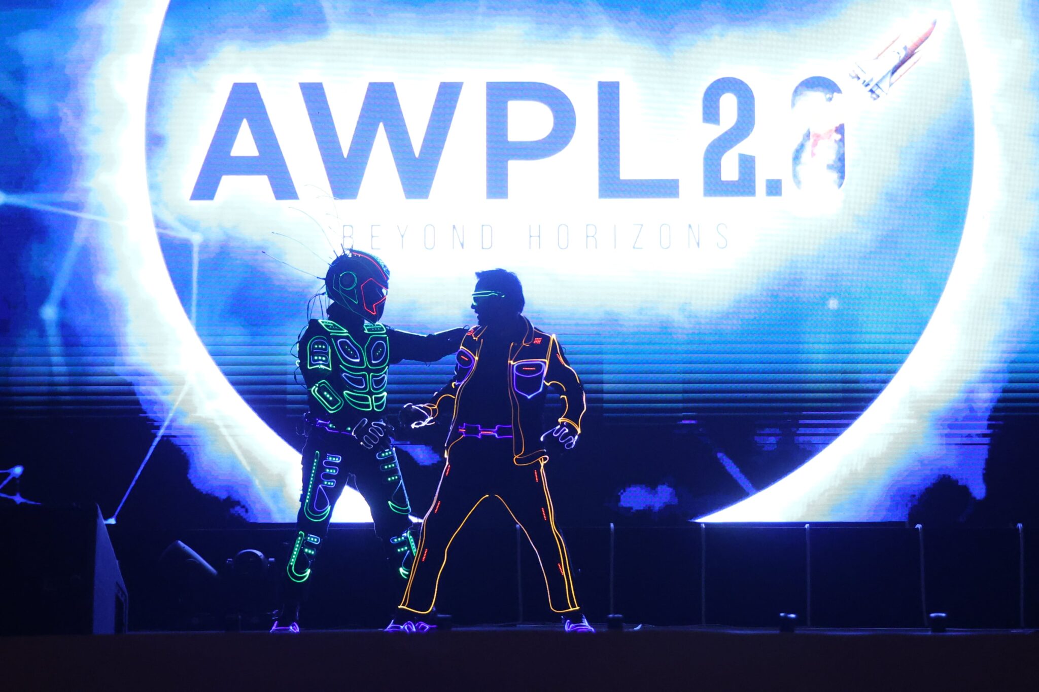 LED Drummers Show - High-Energy Light & Rhythm | Skeleton Dance Crew